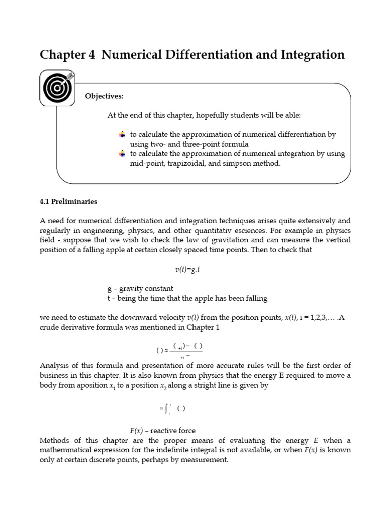 Topic 6 and 7 - Integration - Differentiation | PDF