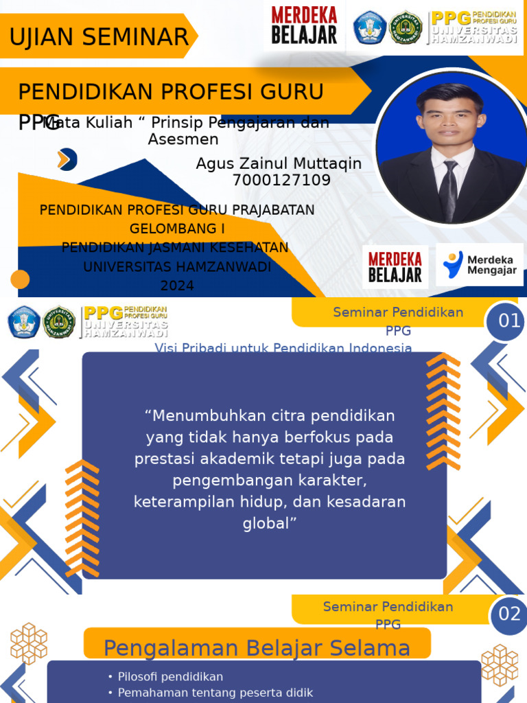 Seminar Pendidikan Profesi Guru PPG - 045513 | PDF