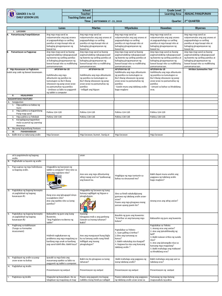 AP 1 Q2 Week 6 | PDF