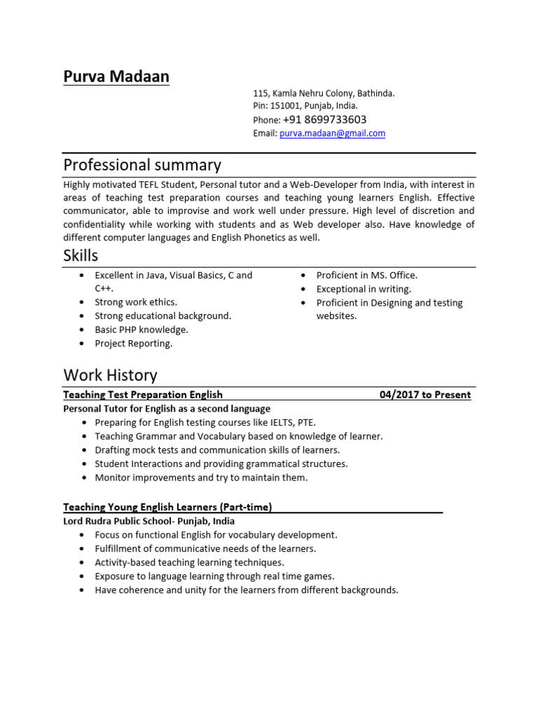 Updated Resume | PDF