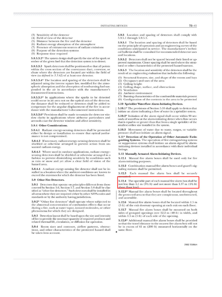Nfpa 72-2002 | PDF