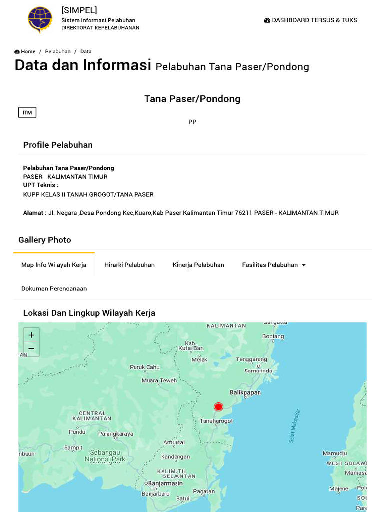 Pelabuhan Tana Paser | PDF