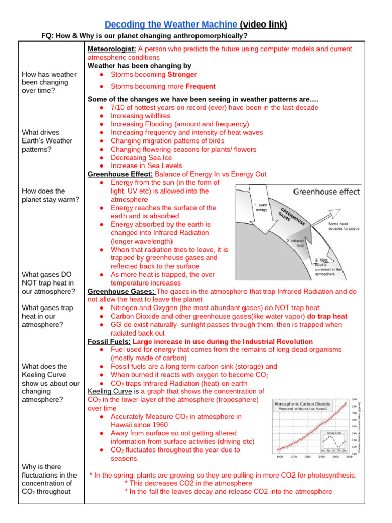 Key +Decoding+the+Weather+Machine+Video+Notes++ | PDF