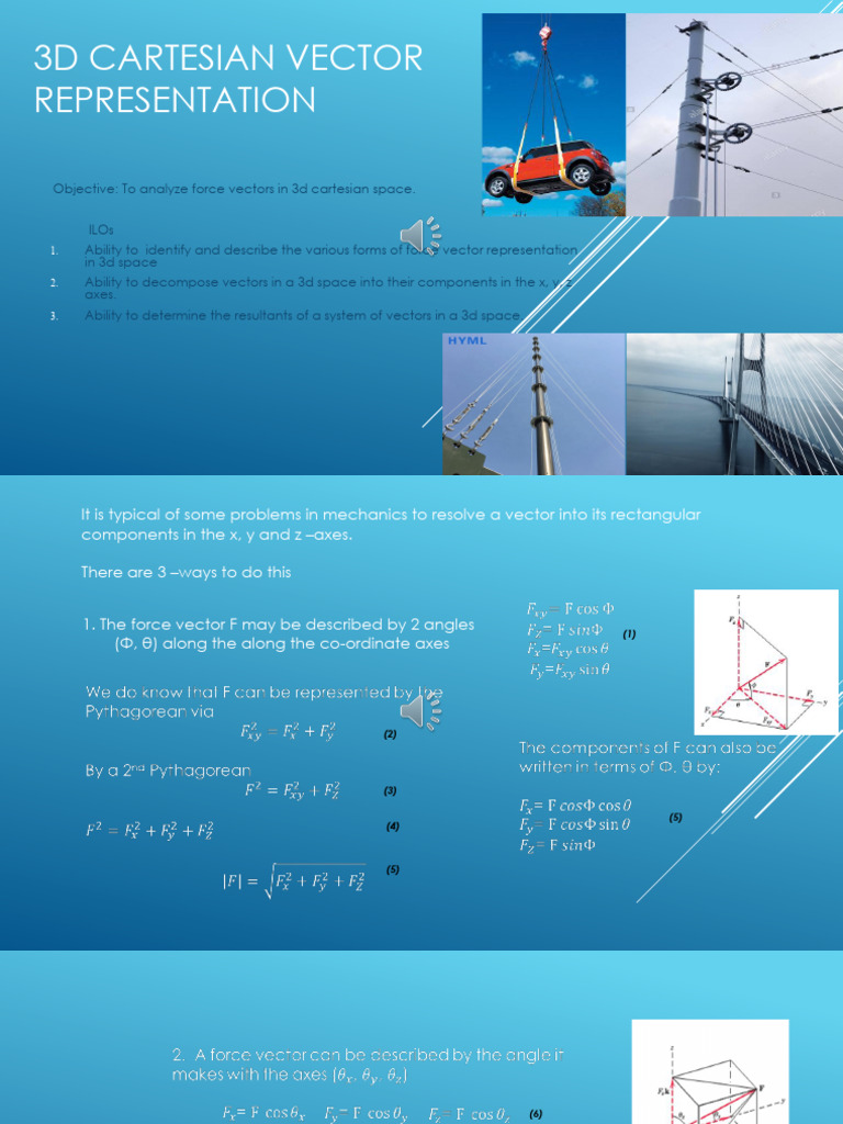 3D Cartesian System | PDF