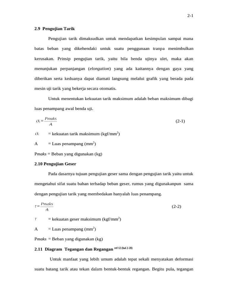 Pengujian Tarik Dan Geser | PDF