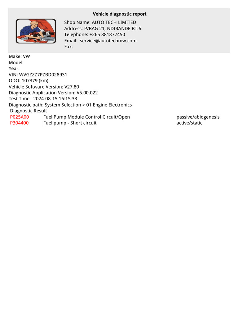 VW (DTC) 986390916500 20240815161533 | PDF