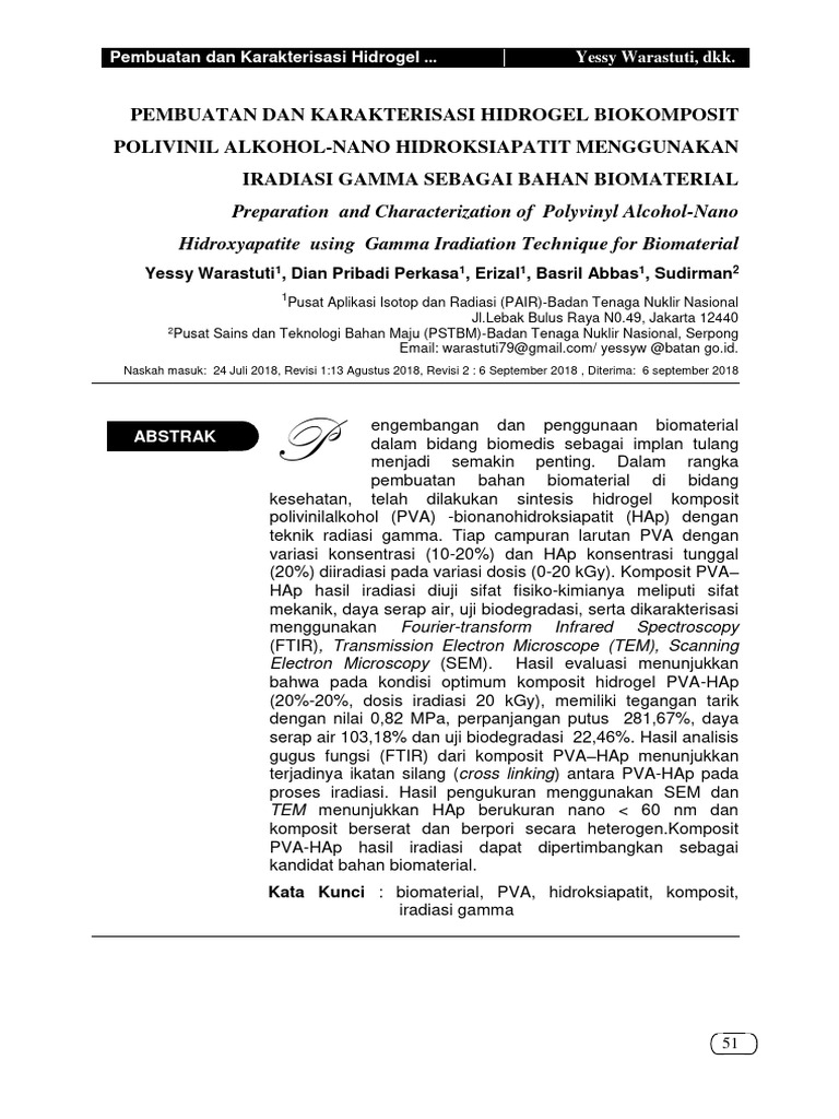 Warastuti Et Al., 2018 (PVA) | PDF