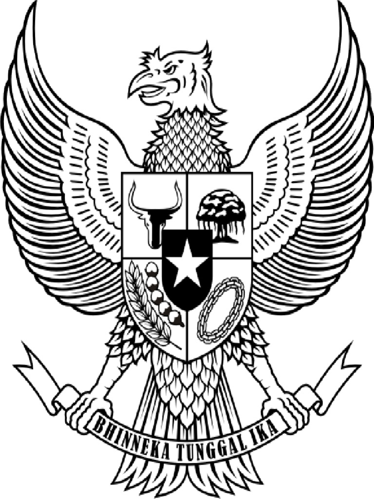 Garuda Pancasila Hitam Putih | PDF