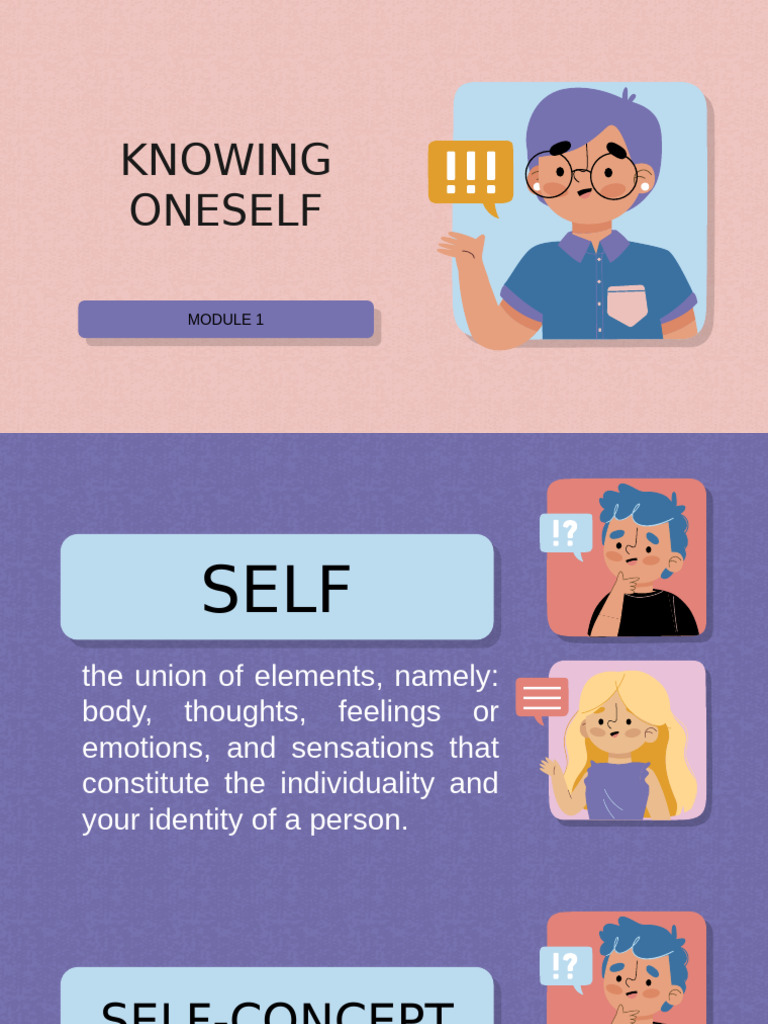 1709019732-Knowing Oneself - MODULE 1 | PDF