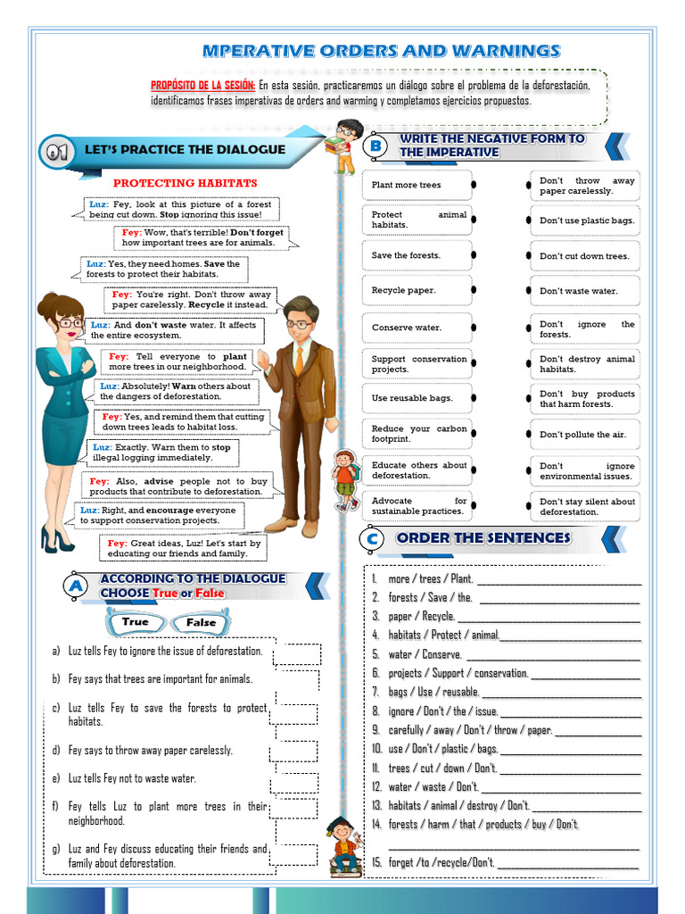 Imperative Orders and Warnings | PDF