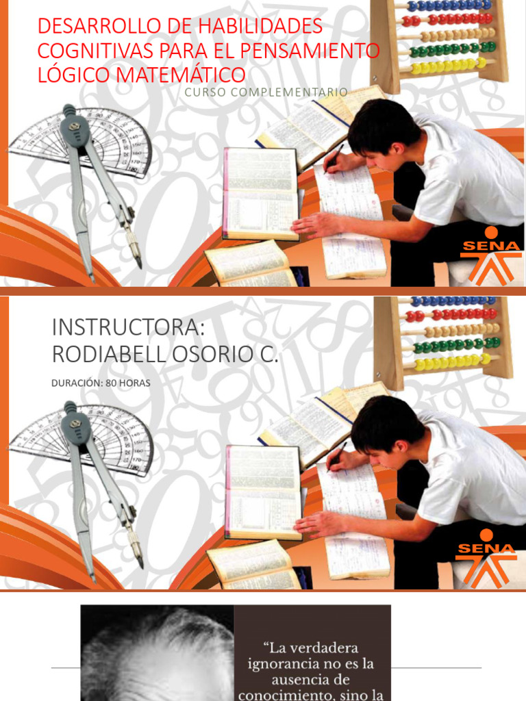 Desarrollo de Habilidades Cognitivas para El Pensamiento Logico ...