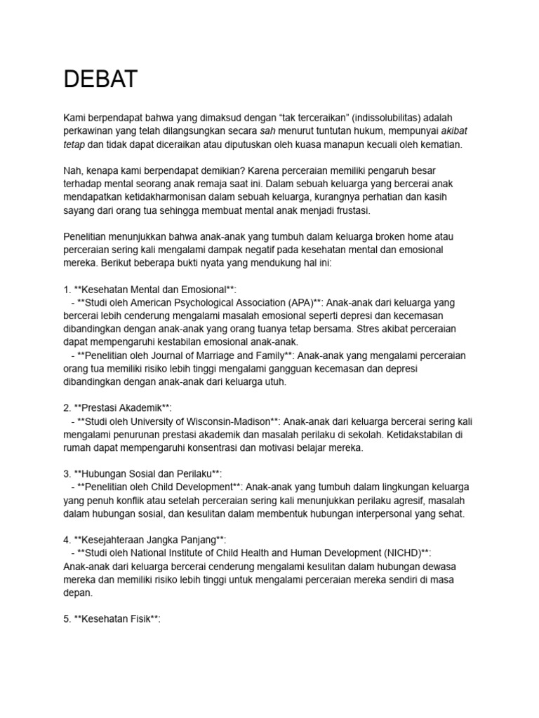 Debat Agama TDK Terceraikan 2 | PDF