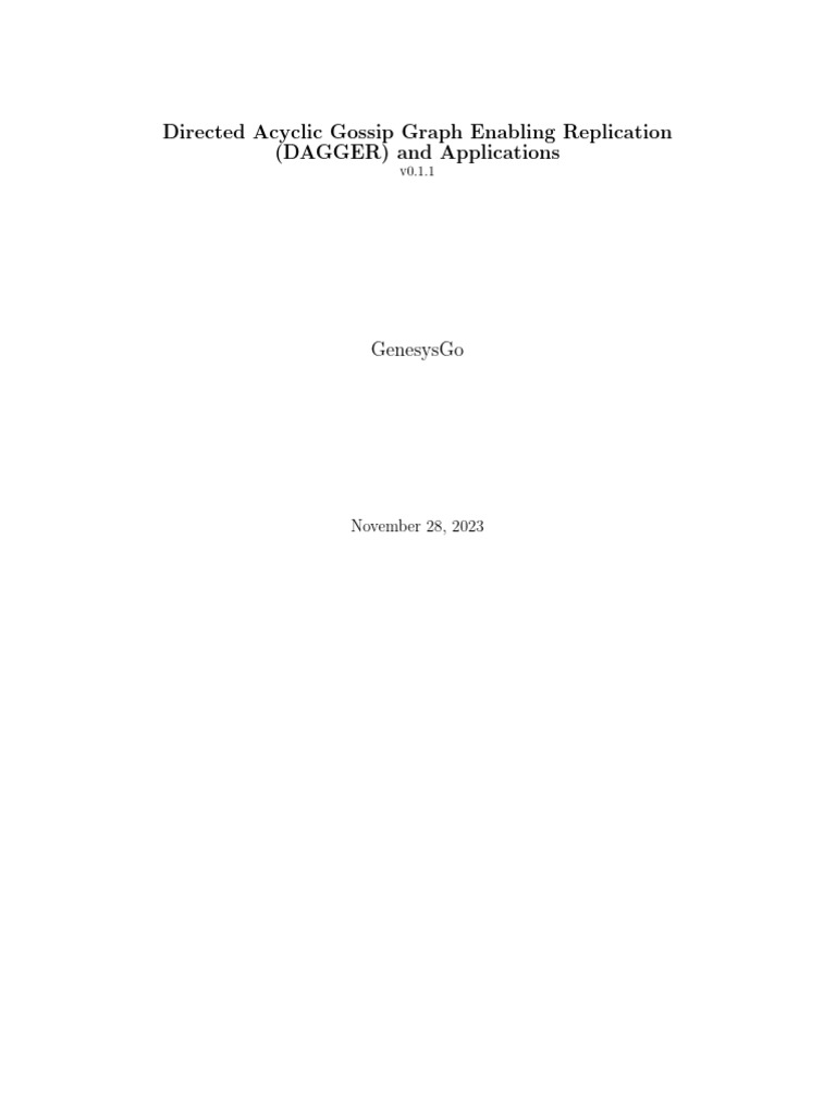 DAGGER Litepaper | PDF