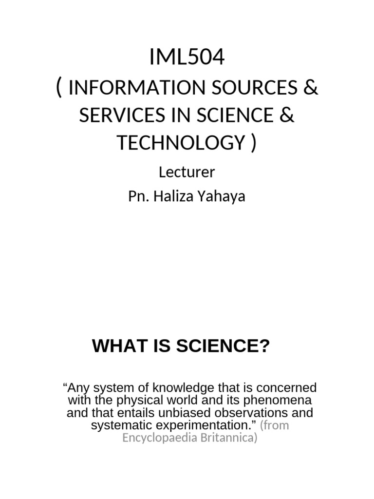 What Is Science | PDF