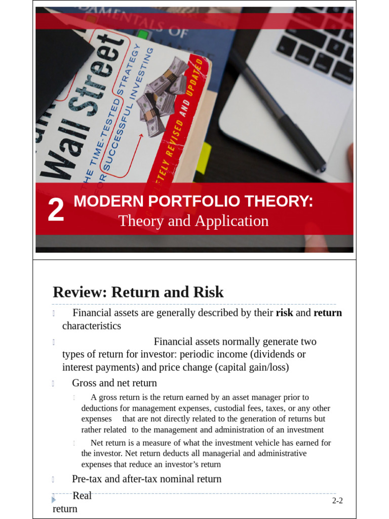 Modern Portfolio Theory Overview | PDF | Modern Portfolio Theory ...