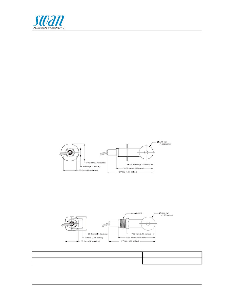 SWAN AMI - Inducon1000 - Sensor - EN | PDF