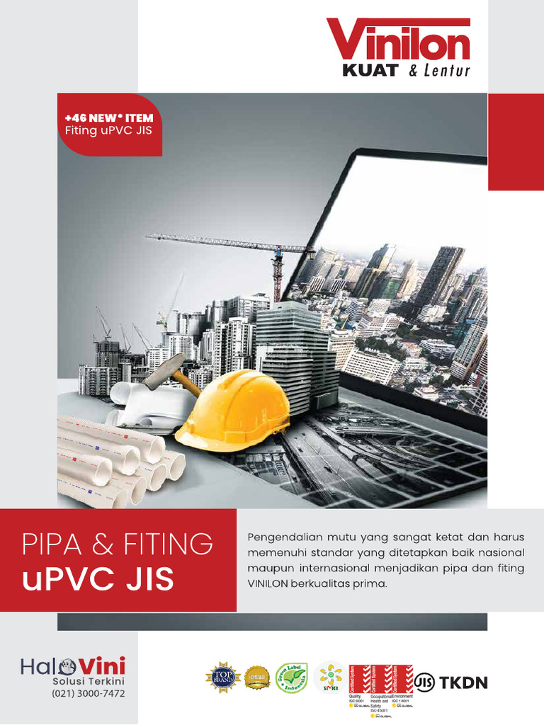 E Brosur Vinilon Group Pipa uPVC JIS | PDF
