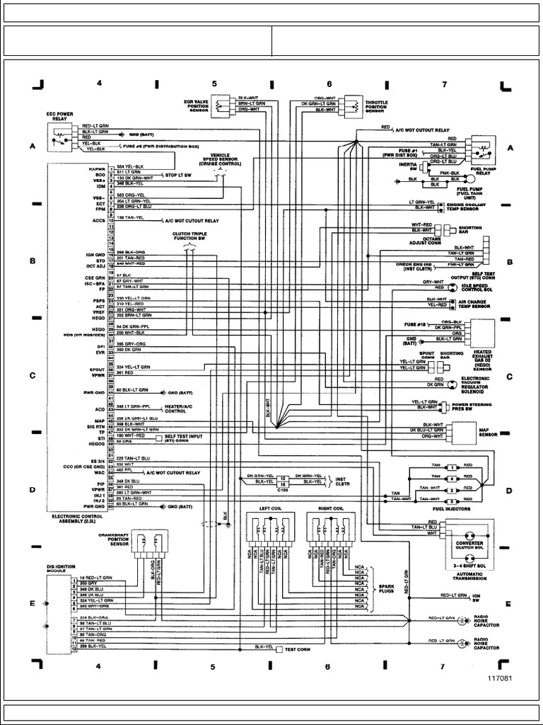 Fig. 2_ Computer Engine Control DIAGRAMAS FORD RANGER 1989 - 1992 | PDF