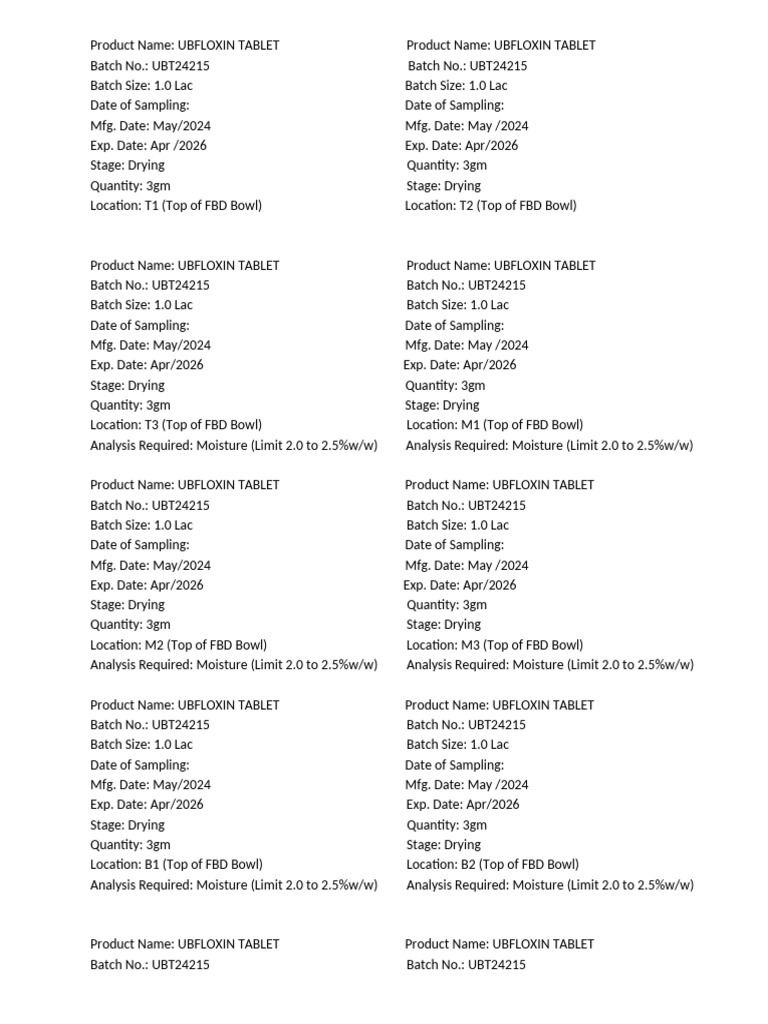 Validation Batch Stickers . | PDF