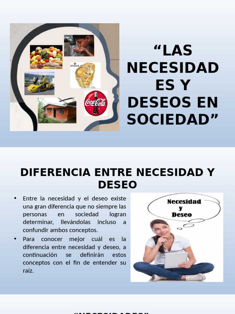 2.-PPT-Necesidades-y-Deseos | PDF