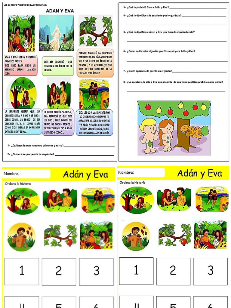 Historia Adan Y Eva | PDF
