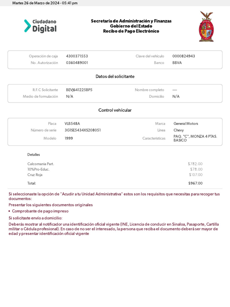 Chevy 99 Refrendo 2024 | PDF