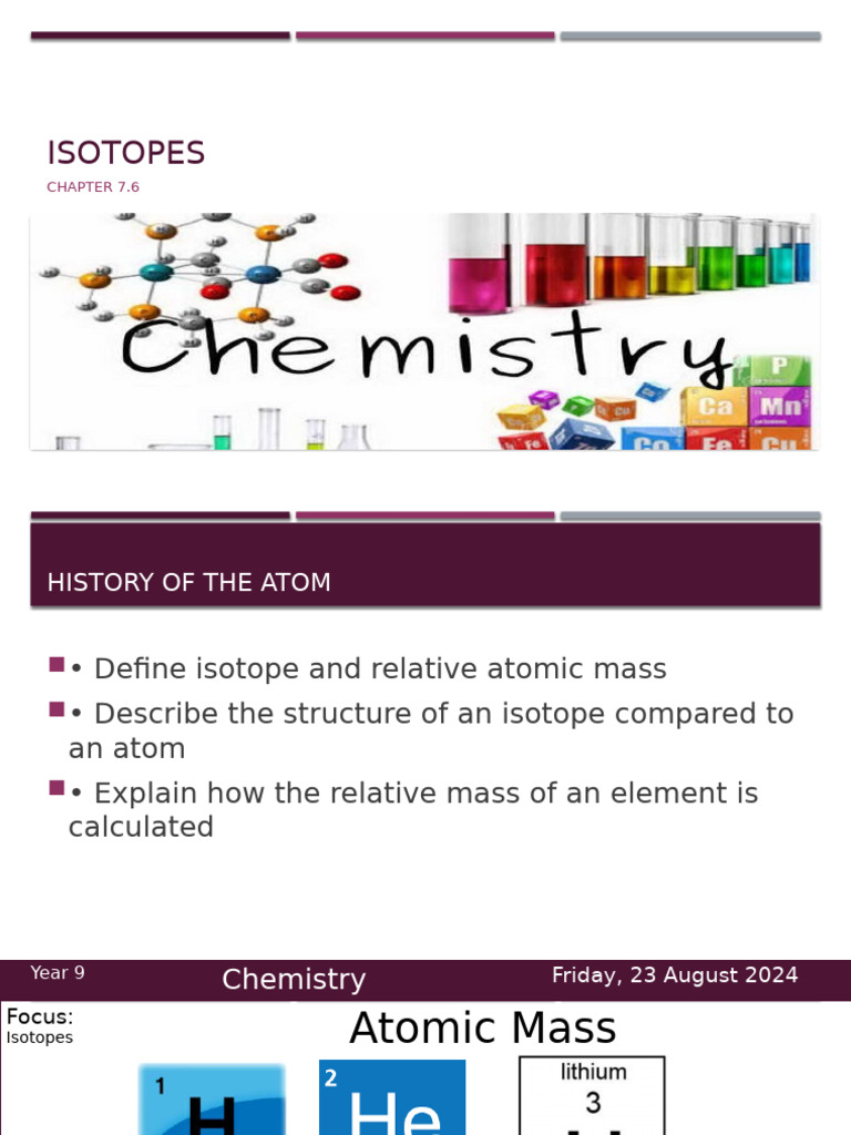 Isotopes | PDF