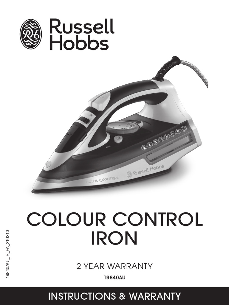 19840au - Colour Control Iron | PDF