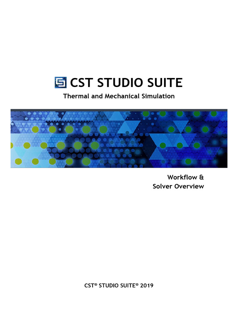 CST STUDIO SUITE - Thermal and Mechanical Simulation | PDF