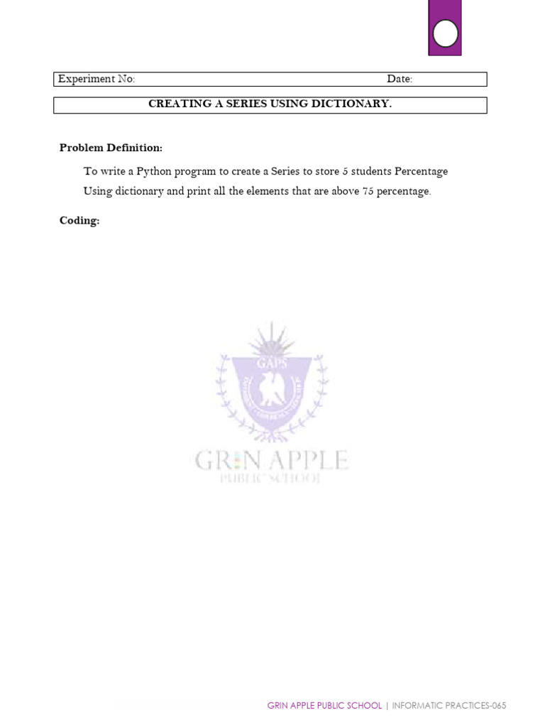 I.P Practical File Final | PDF | Databases | Career & Growth