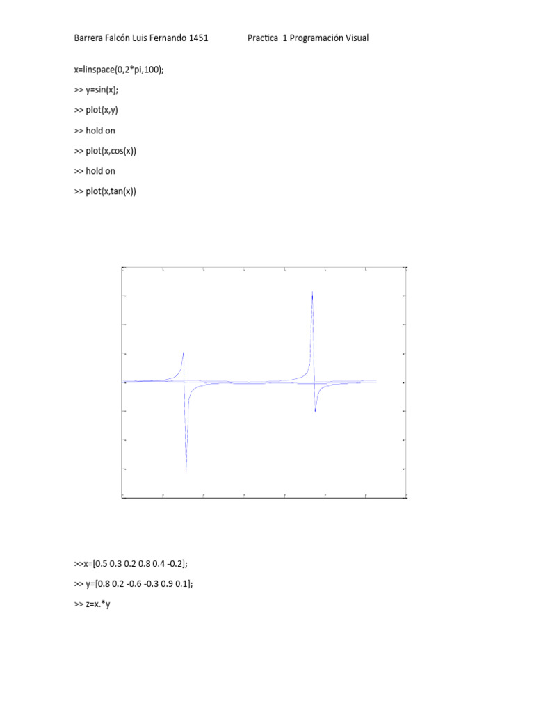Ejercicios Matlab | PDF