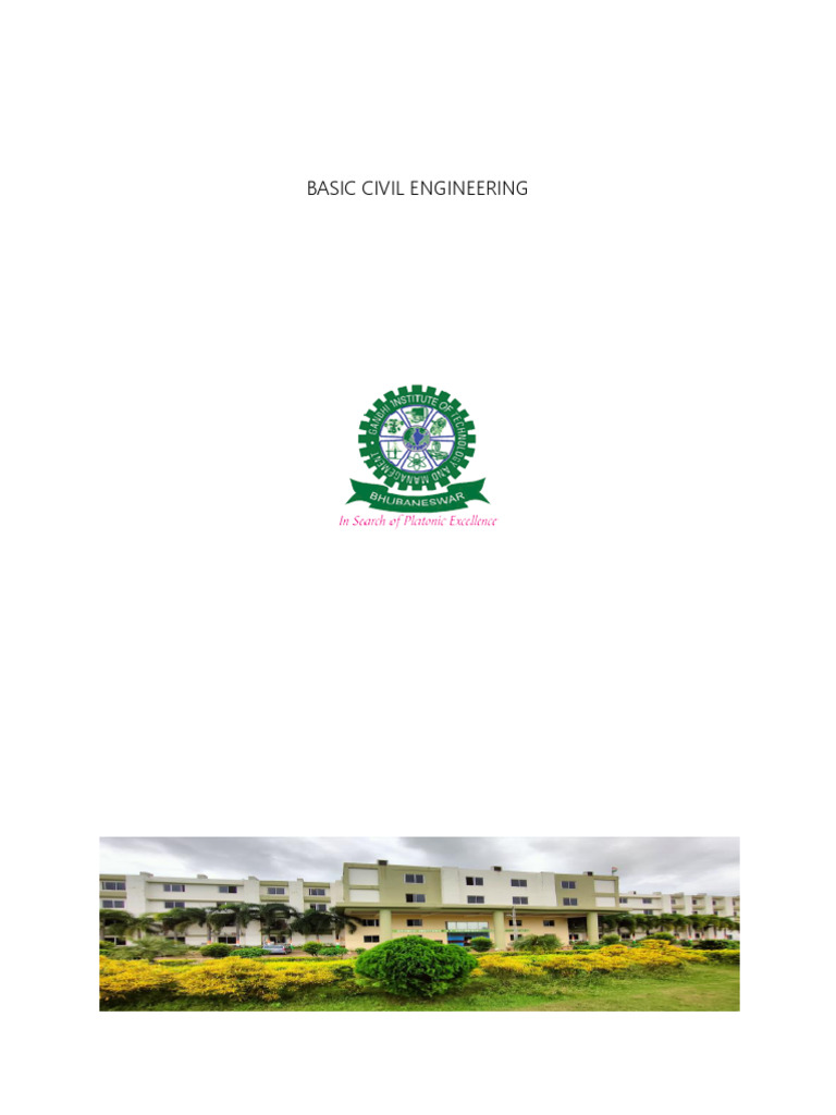 Basic Civil Engineer LECTURE NOTE | PDF | Brick | Deep Foundation