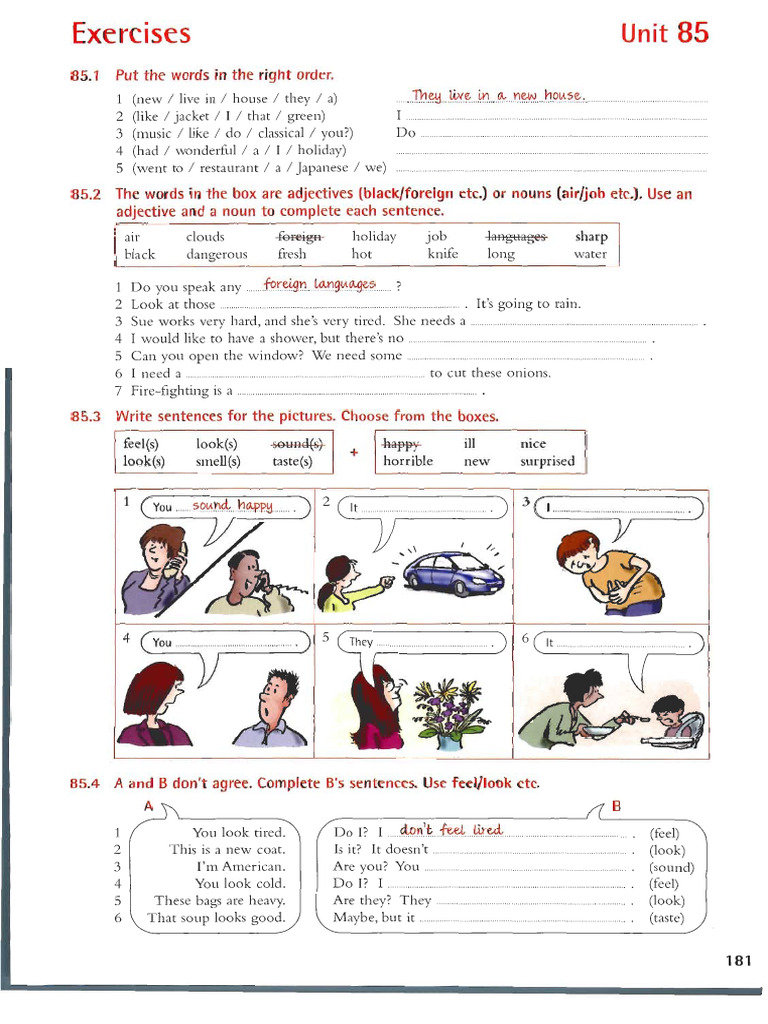 Adjectives Adverbs Pdf