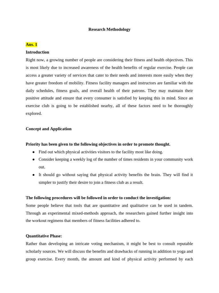 Research Methodology Assignment Pdf