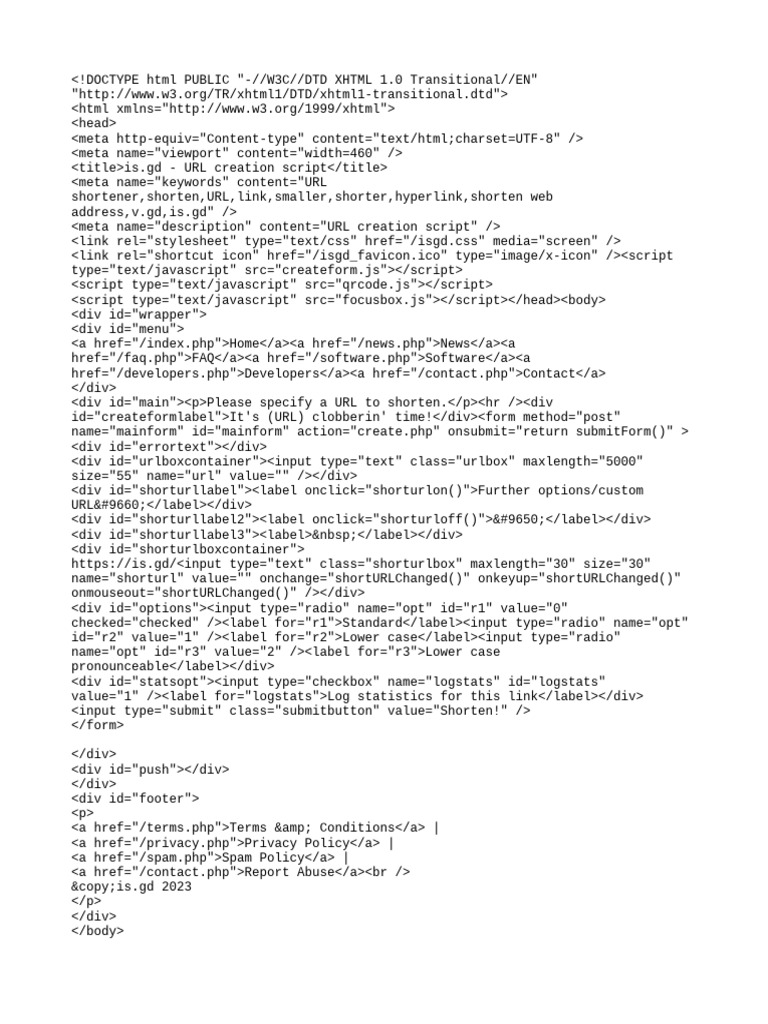 Is - GD - URL Creation Script | PDF
