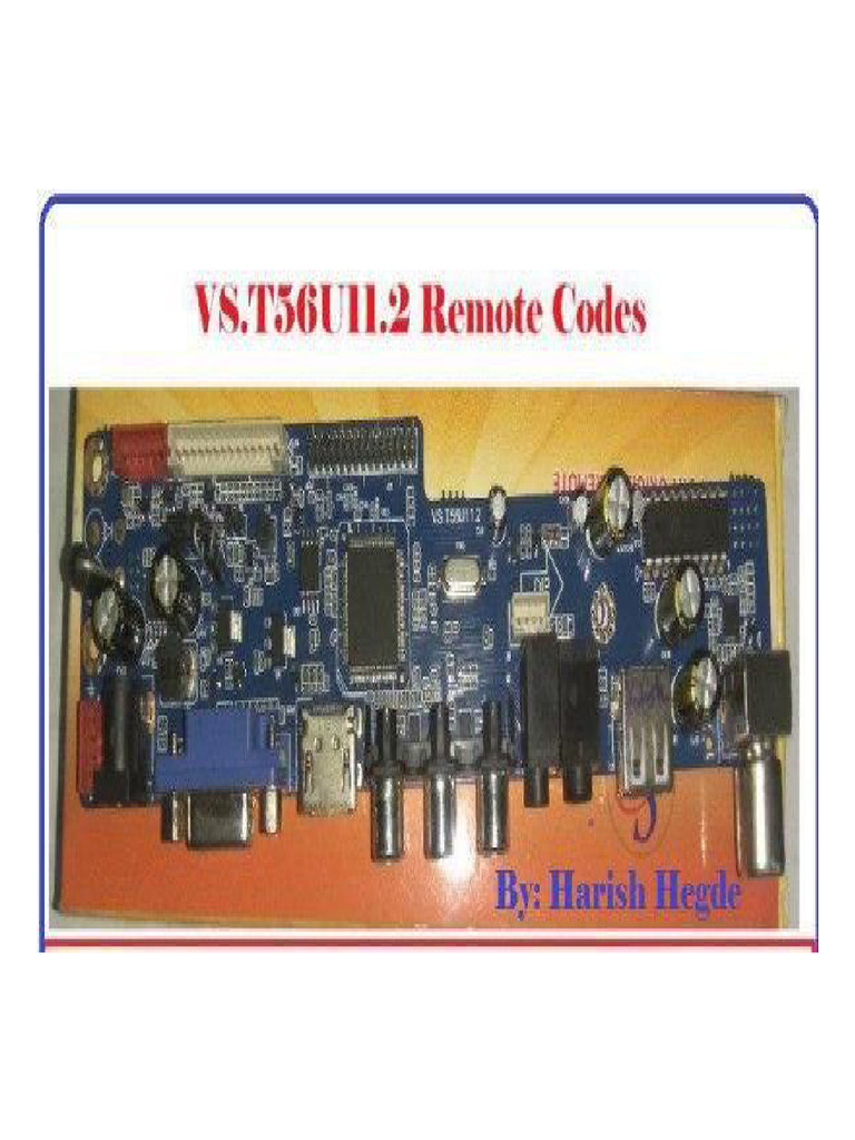 Led TV Main Menu Code | PDF