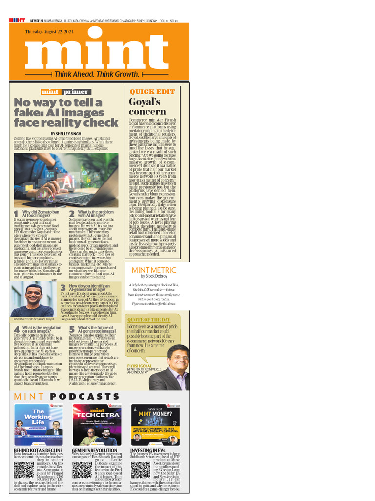 22 August Mint | PDF