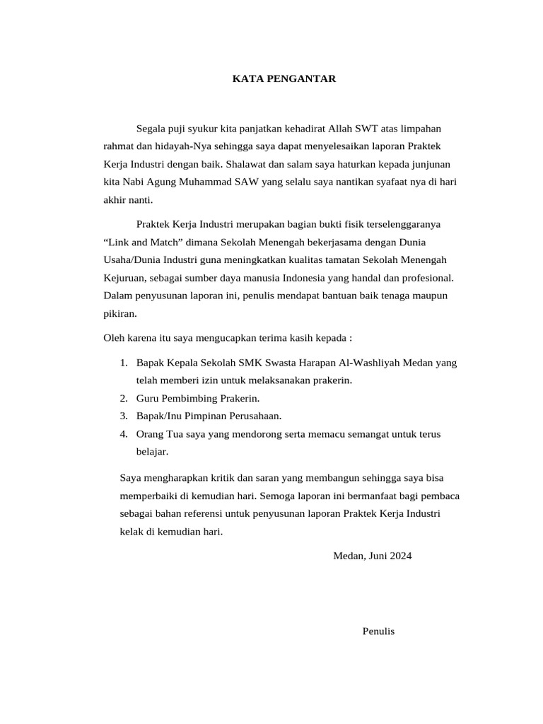 Kata Pengantar | PDF