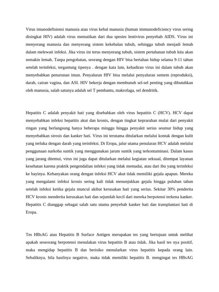 Hiv, HCV | PDF | Hepatitis B | Science & Mathematics