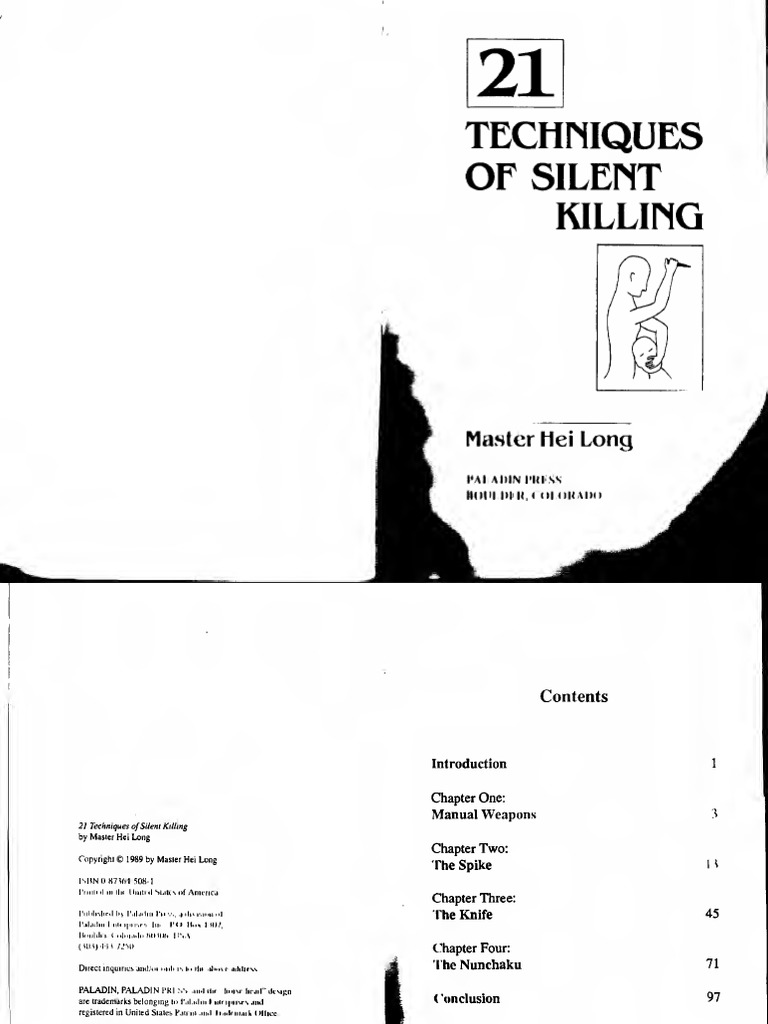 21TechniquesOfSilentKilling Text | PDF