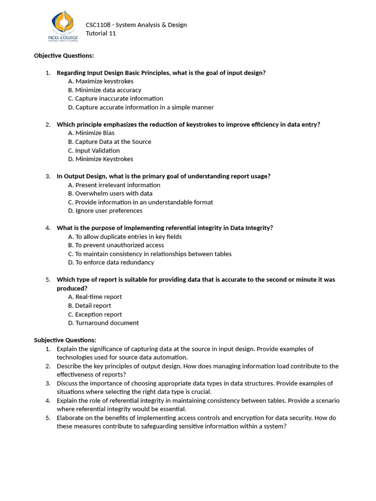 Tutorial 11 Pdf