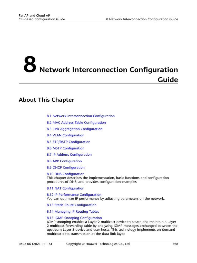 01-08 Network Interconnection Configuration Guide | PDF