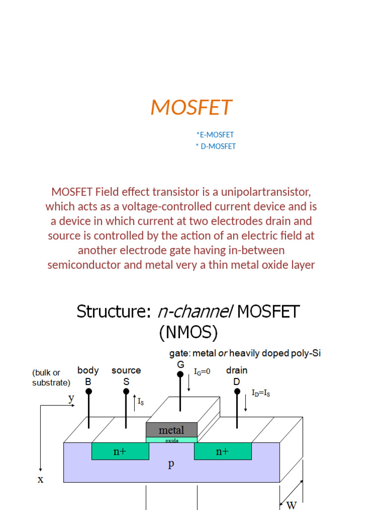 MOSFET | PDF