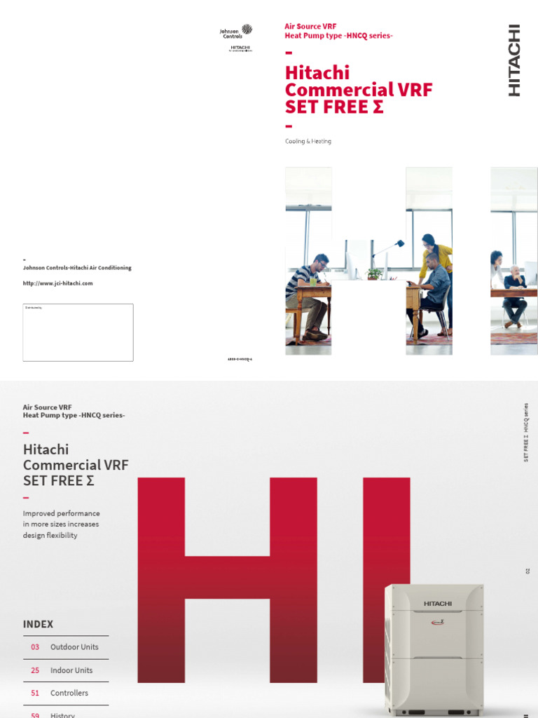 Hitachi SET FREE Ω - HNCQ Serier Catalogue | PDF