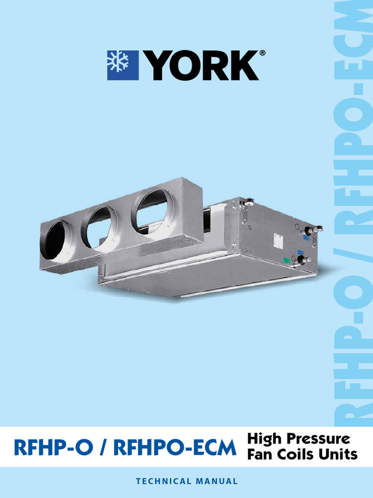 Rfhp-O / Rfhpo-Ecm: High Pressure Fan Coils Units | PDF