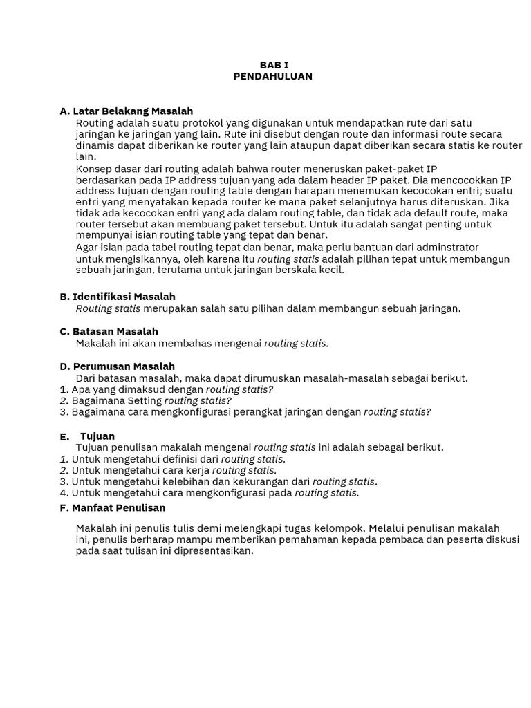 Makalah-Routing-Statis Kakah - PDF - 20240810 - 174726 - 0000 | PDF