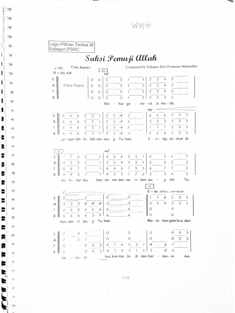 Lagu Wajib PSRP | PDF