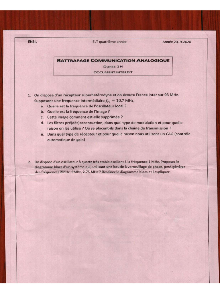 Analyse Numerique Annale 2/5 | PDF