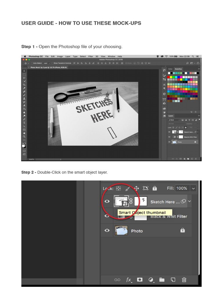 User Guide Make Mockup Design | PDF