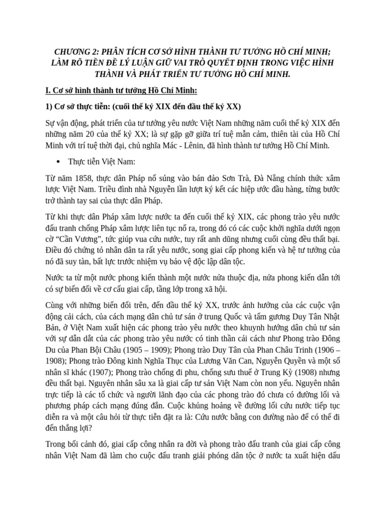 Chuong 2 TTHCM | PDF